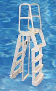 Comfort Incline Step Adjustable Above Ground Pool Ladder 48"-52 ...
