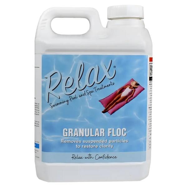 2kg Relax Pool Granular Floc - Box of 6 | Swimming Pool Chemicals ...