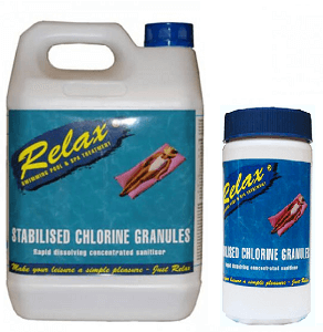 Relax Stabilised Chlorine Granules 1kg | H2oFun.co.uk